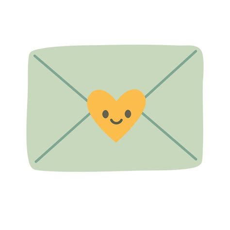 Cute Letter Envelope 59541339 Vector Art At Vecteezy