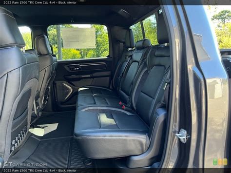 Black Interior Rear Seat For The 2022 Ram 1500 Trx Crew Cab 4x4