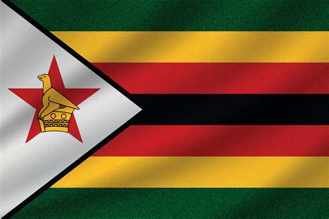 National Flag Of Zimbabwe 11177510 Vector Art At Vecteezy