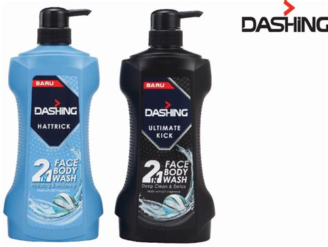 Buih Mandian Dashing 2 In 1 Pelengkap Mandian Si Jejaka