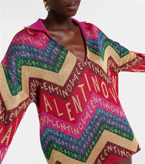 Valentino Logo Intarsia Sweater Valentino