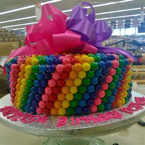 Bubble Gum Cake Cake Gumball Party Birthday Cake