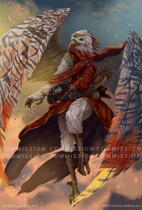 Aarakocra Dungeons And Dragons Commission Esteamanis Aarocockra