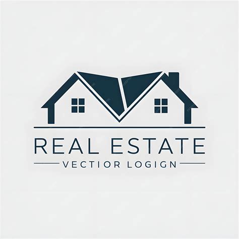 A Logo For Real Estate Agent Services Is Displayed On A White