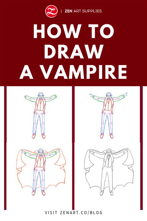 How To Draw A Vampire Drawings Sketch Book Vampire