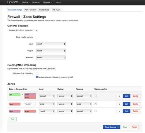 What Is The Function Of The General Settings Firewall Rule Network
