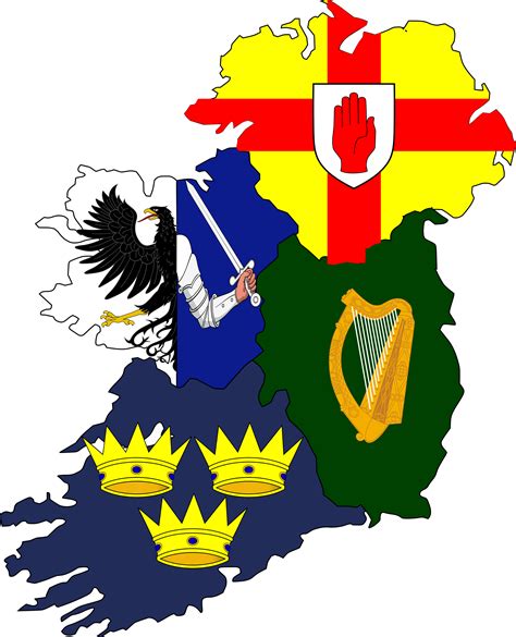 The Four Provinces Of Ireland Ulster Munster Connaught And