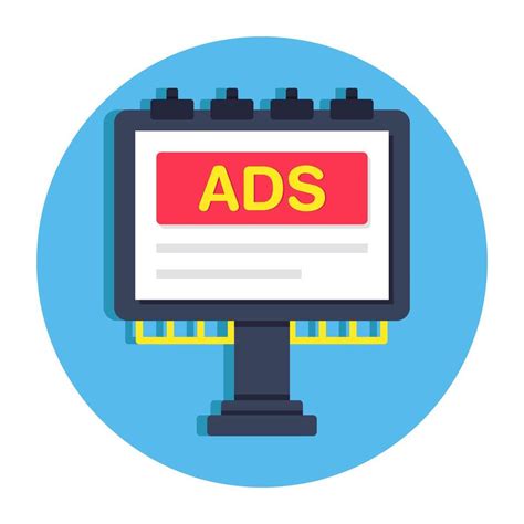 Premium Download Icon Of Ad Board 54548318 Vector Art At Vecteezy