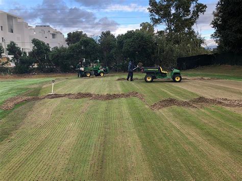 Early Spring Hollow Tining Atalaya Golf And Country Club