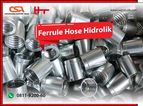 Ferrule Hose Hidrolik Lengkap Brand Ht Hydraulics
