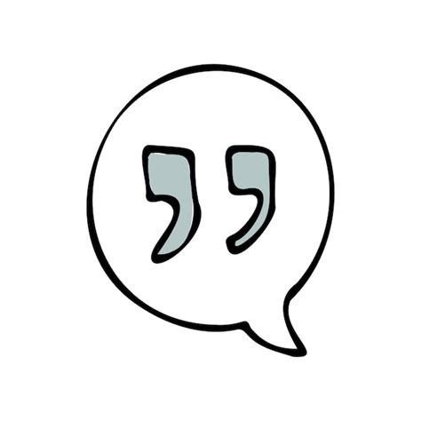 Premium Vector Quotation Marks Bubble Thought Words Vector On A White