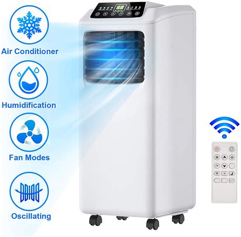Costway Ep23048 10000 Btu Ar Condicionado Portátil E Desumidificador