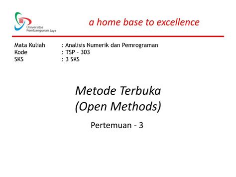 Pdf Metode Terbuka Open Methods Opencoursewareocwupjacidfiles