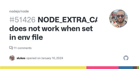 Nodeextracacerts Does Not Work When Set In Env File · Issue 51426 · Nodejsnode · Github