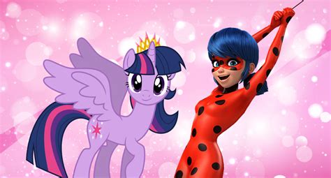 Meet Twilight Sparkle And Marinette Aka Ladybug By Caitlinsparkle On