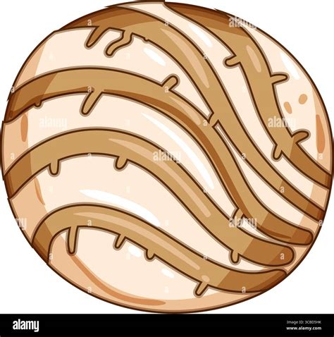 Tradicional Mexican Conchas Cartoon Vector Illustration Stock Vector Image And Art Alamy