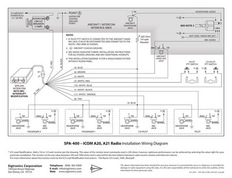 Sigtronics Spa 400 Wiring Diagram