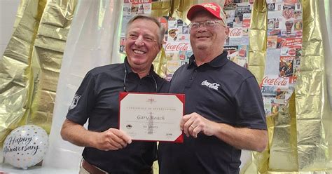 Roach Celebrates 50 Years At Coca Cola Local News