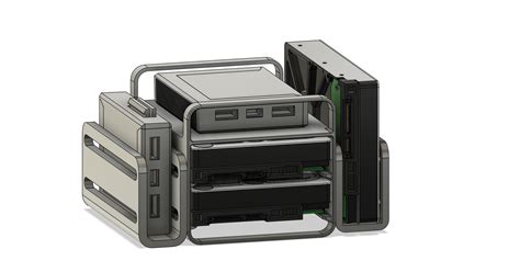 Zimaboard Zimablade 2 Bay Hdd Stand Add Ons By Jerryk7 Download Free Stl Model
