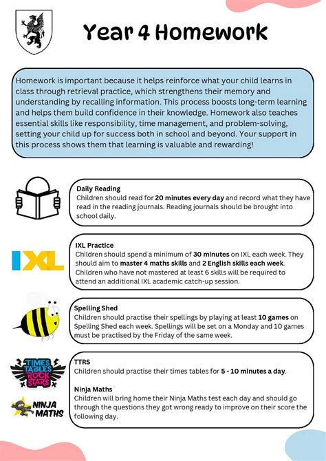 Bligh Primary School Homework