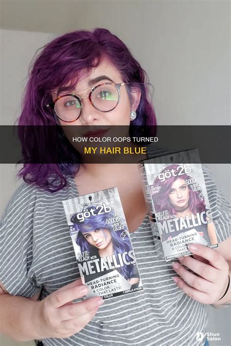 How Color Oops Turned My Hair Blue Shunsalon