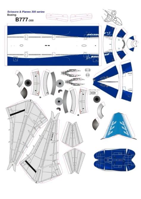 Diy Paper Airplane With Blue And Red Details เครื่องบิน ผ้าปักมือ