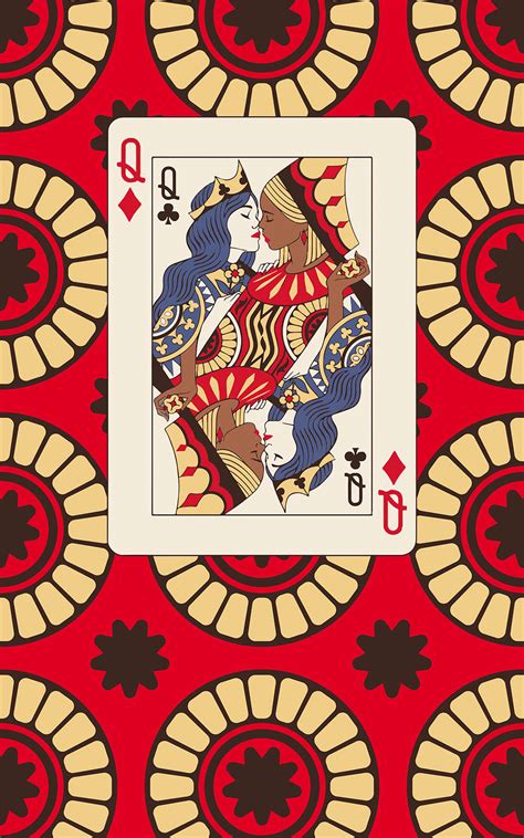 Queen Card Travel Of Colors