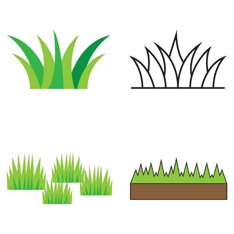 Grass Icon Vector 25734931 Vector Art At Vecteezy