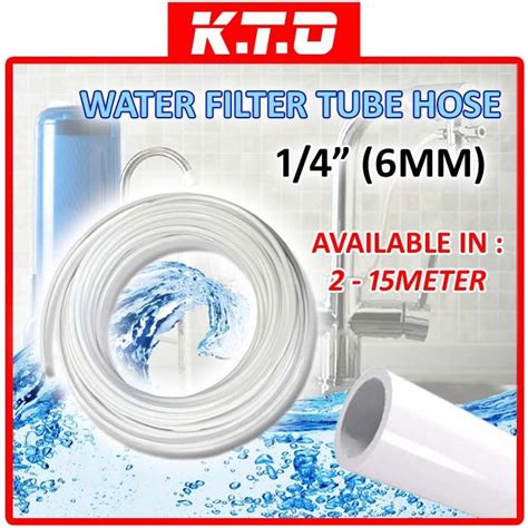 6mm 14 Inch White Water Filter Tube Hose Pipe Tubing For Water Filter