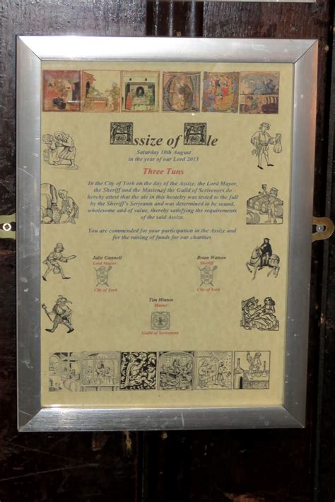 York Assize Of Bread And Ale
