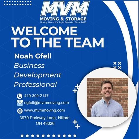Thank You For The Warm Welcome And Kind Words Im Excited To Join The Mvm Moving And Storage Team