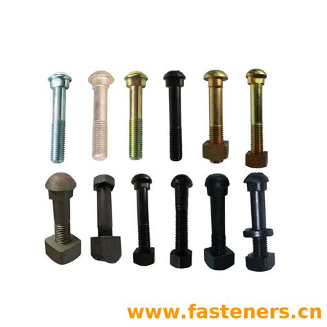 Button Head Oval Neck Track Bolt And Nut Buy Button Head Neck Track