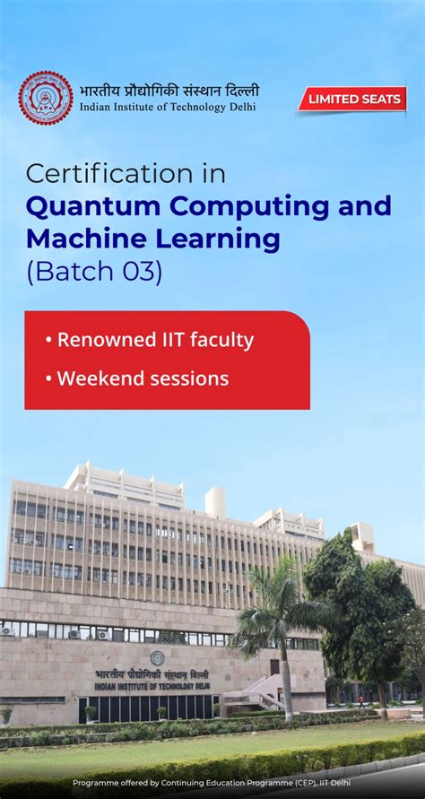 Certification In Quantum Computing And Machine Learning Batch 03 Timespro Executive Education