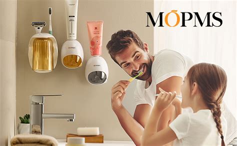 Bathroom Automatic Toothpaste Dispenser And Holder Mopms