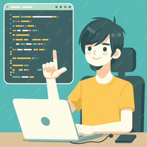 Premium Vector Illustration Flat Design Of Live Coding Concept