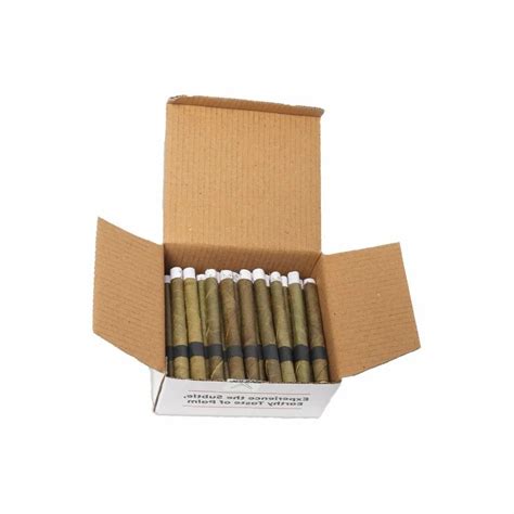 Cone Brown 1 Gm Pre Rolled Palm Leaf Blunt Wrap Natural Cordia Leaf