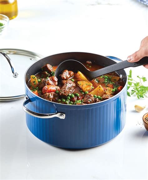 Farberware Style Aluminum 6 Quart Nonstick Stock Pot With Lid Macys