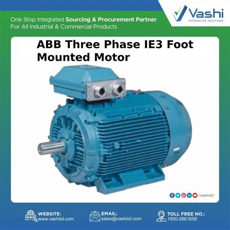 Abb Three Phase Ie3 Foot Mounted Motor At ₹ 168794 28 Piece Abb Motor In Thane Id 26743169273