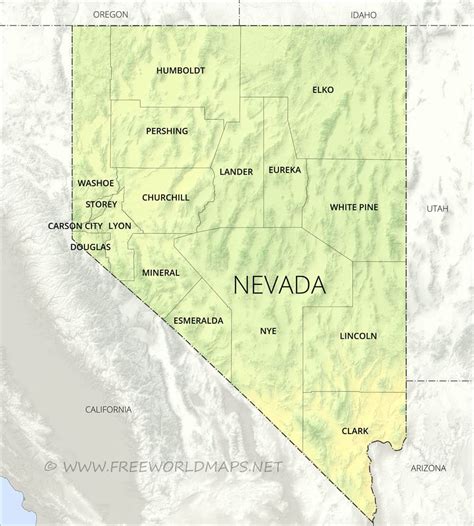Nevada Maps Facts World Atlas
