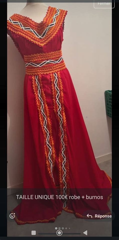 Robe Traditionnelle Kabyle