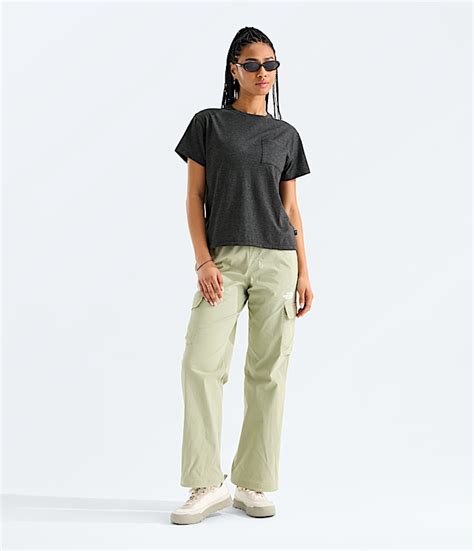 Womens Tri Blend Short Sleeve Pocket Tee The North Face