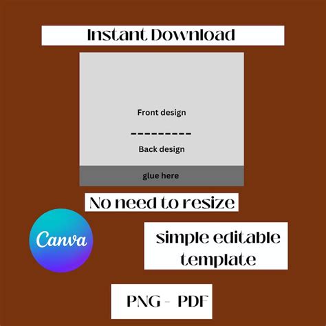 Rolo Candy Wrapper Wedding Favor Easy Simple Blank Editable Canva Template Instant Download