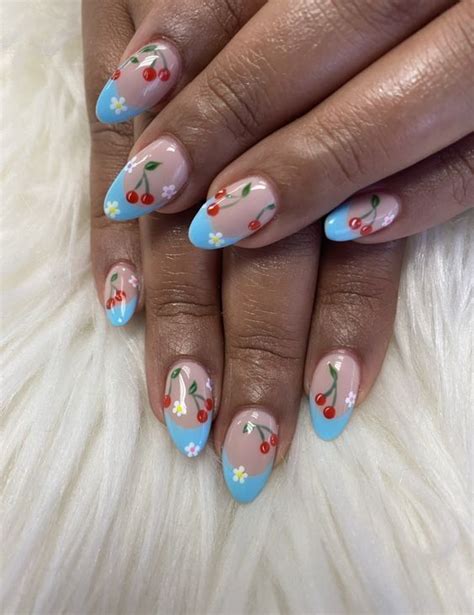 Pinterest Cherry Nails Fruit Nail Designs Diy Nails