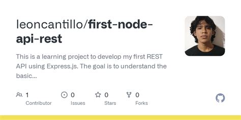Github Leoncantillofirst Node Api Rest This Is A Learning Project