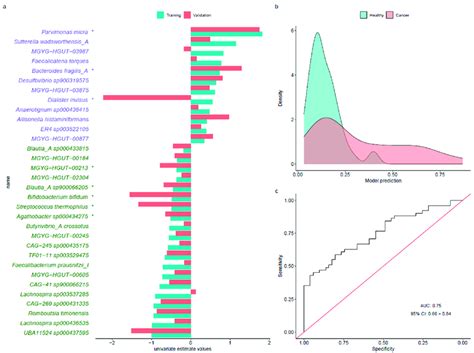 Summary Of The Lasso Predictive Model In Our Dataset A Training Download Scientific Diagram
