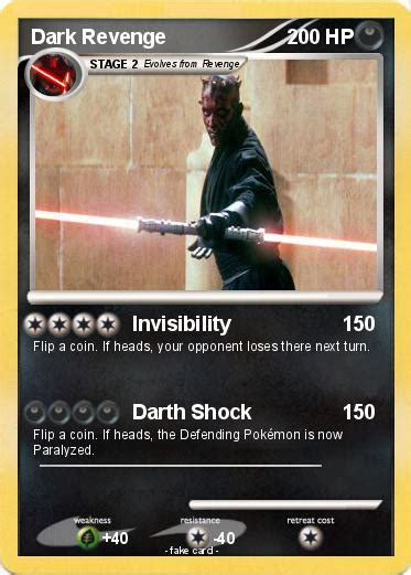 Pokémon Dark Revenge Invisibility My Pokemon Card