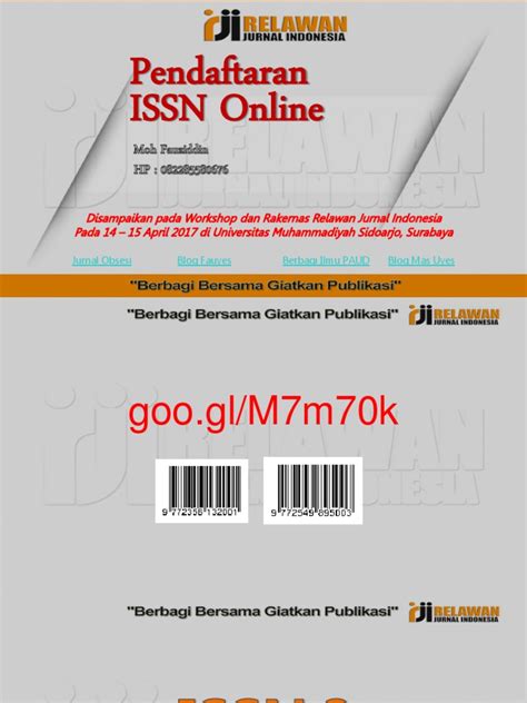Panduan Pendaftaran Issn Online Pdf Bisnis Pengelolaan Keuangan