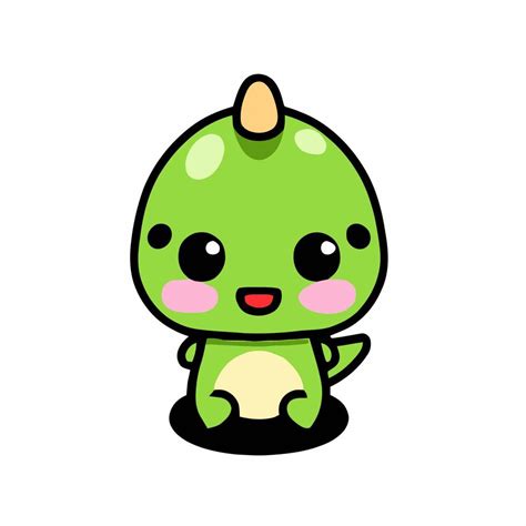 How To Draw Chibi Dinosaur