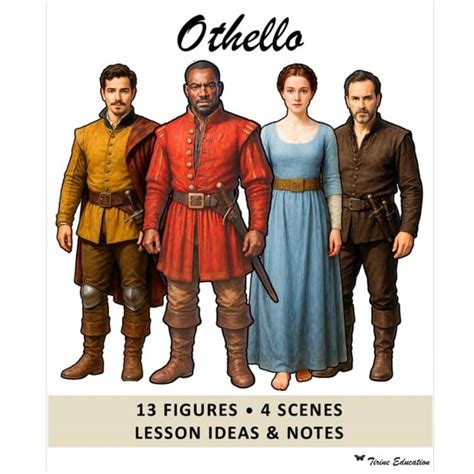 Othello Character Set Interactive Print And Go Group Project Drama