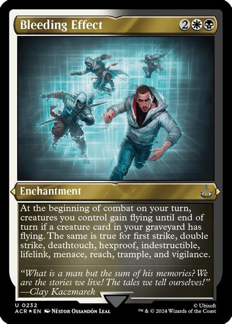 Bleeding Effect Foil Etched Universes Beyond Assassins Creed